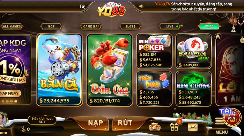Yo88 - Cổng Chơi Game Bài Nhận Thưởng Khủng Mỗi Ngày